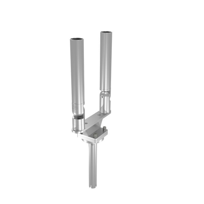 Adjustable Dual Rod Holder with Gimbal Mount – Secure & Versatile ...